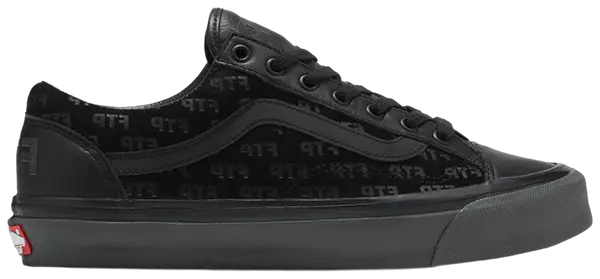 FTP x Vans Old Skool 36 ‘Black’ 2025 Suede Skate Shoe Collaboration ...