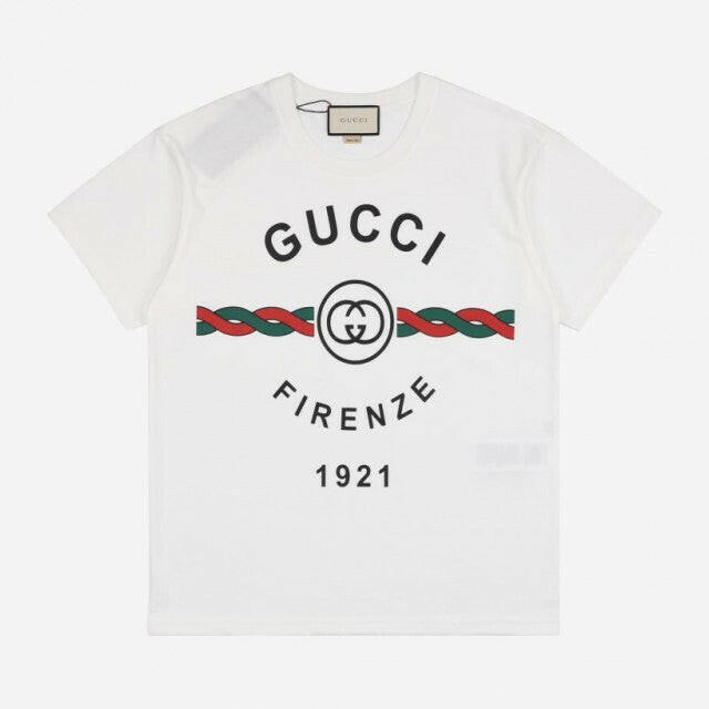 GUCCI "FIRENZE 1921" WHITE T-SHIRTS SS COLLECTION 2022 – GENUINE ...